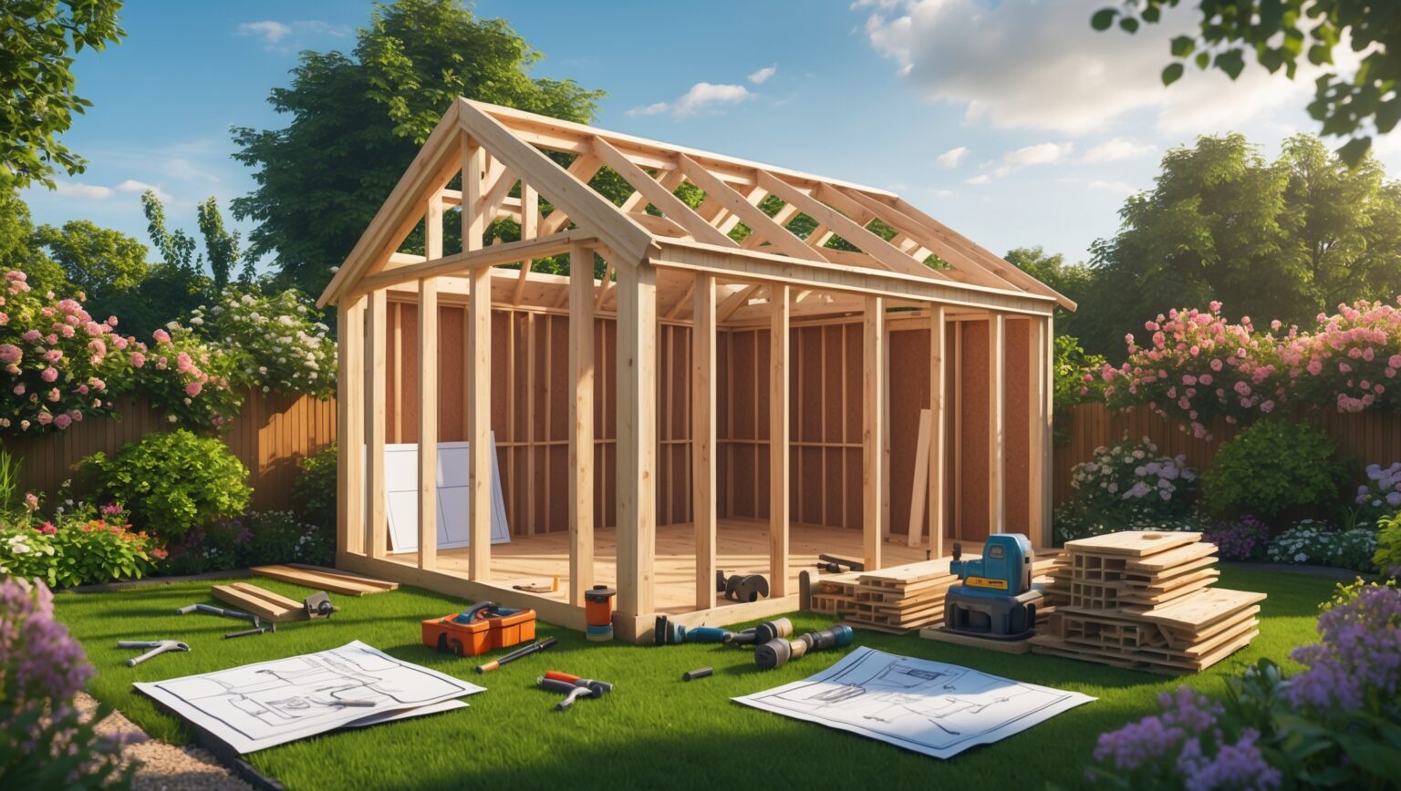 Backyard Shed Building: Permit Guide, Costs & Planning